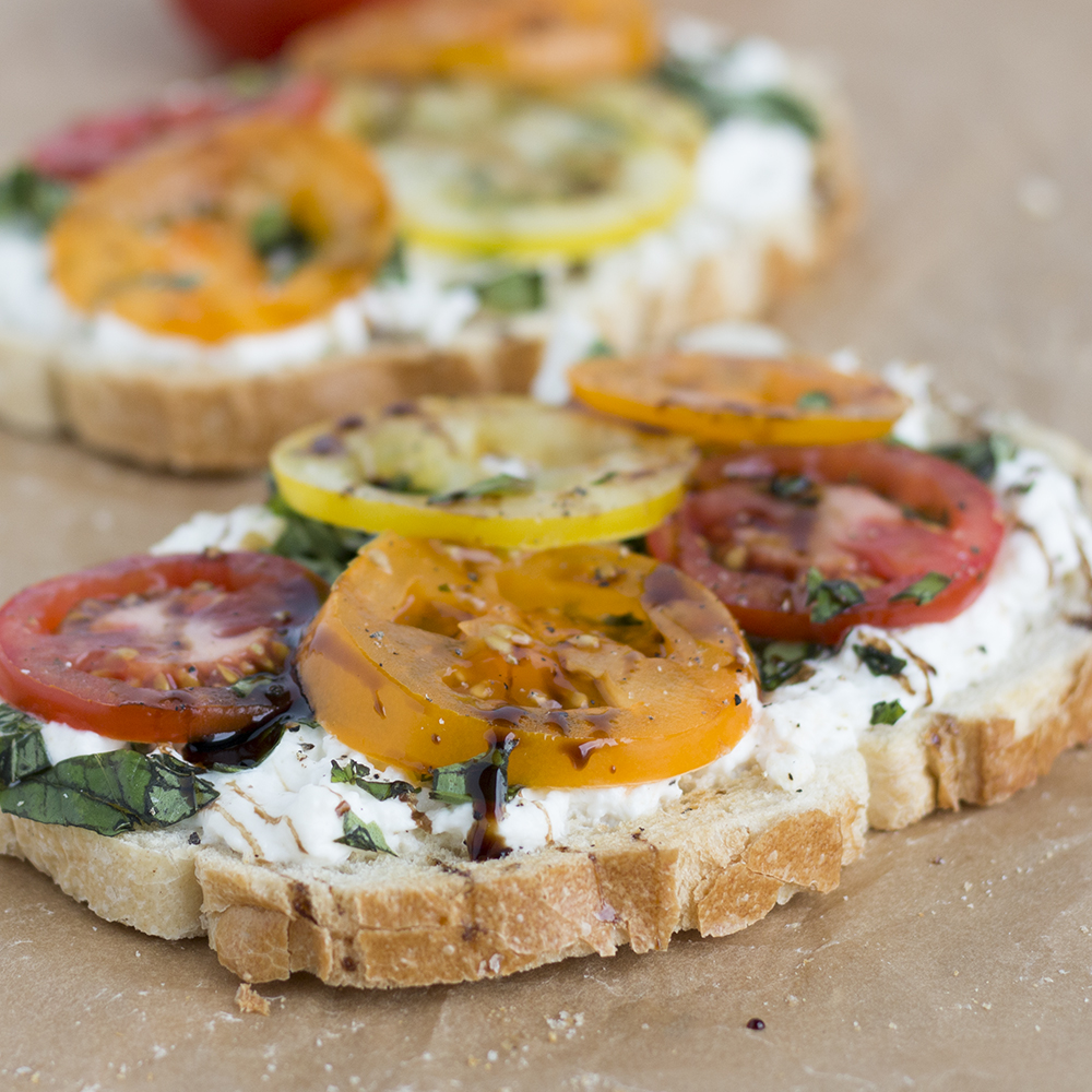 Heirloom Burrata Toast | Goldminer Bakery