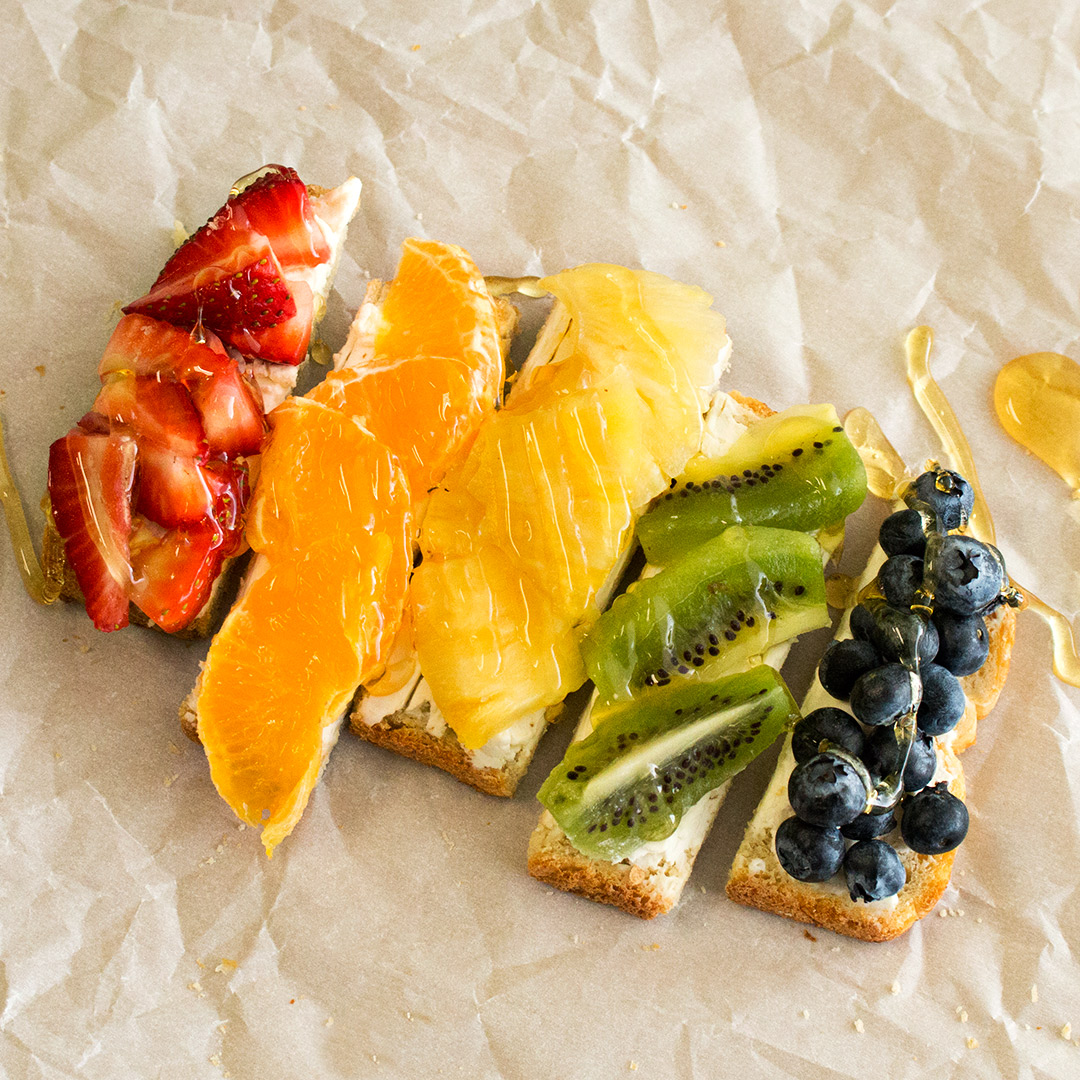Rainbow Toast | Goldminer Bakery