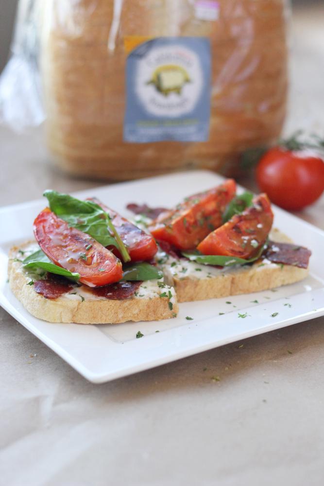 Open Face Turkey BLT | Goldminer Bakery